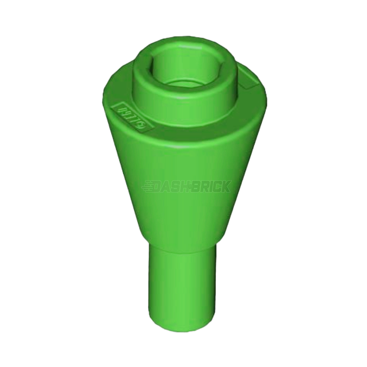 LEGO Cone 1 x 1 Inverted with Bar, Bright Green [11610] 6331087 – DASHBRICK