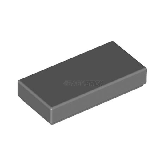 LEGO Tile 1 x 2, Dark Grey [3069b] 4211052 – DASHBRICK