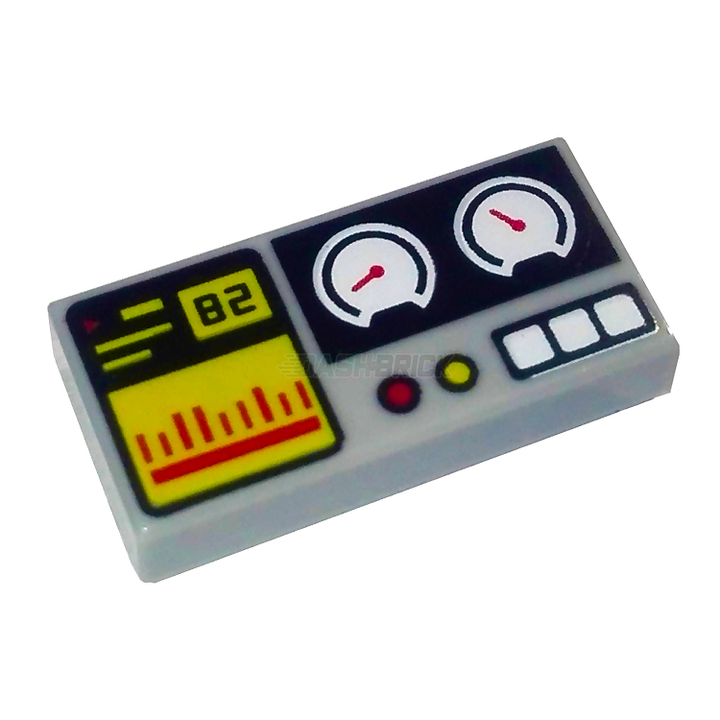 LEGO Minifigure Accessory - Control Panel, Electronic Display, White G ...