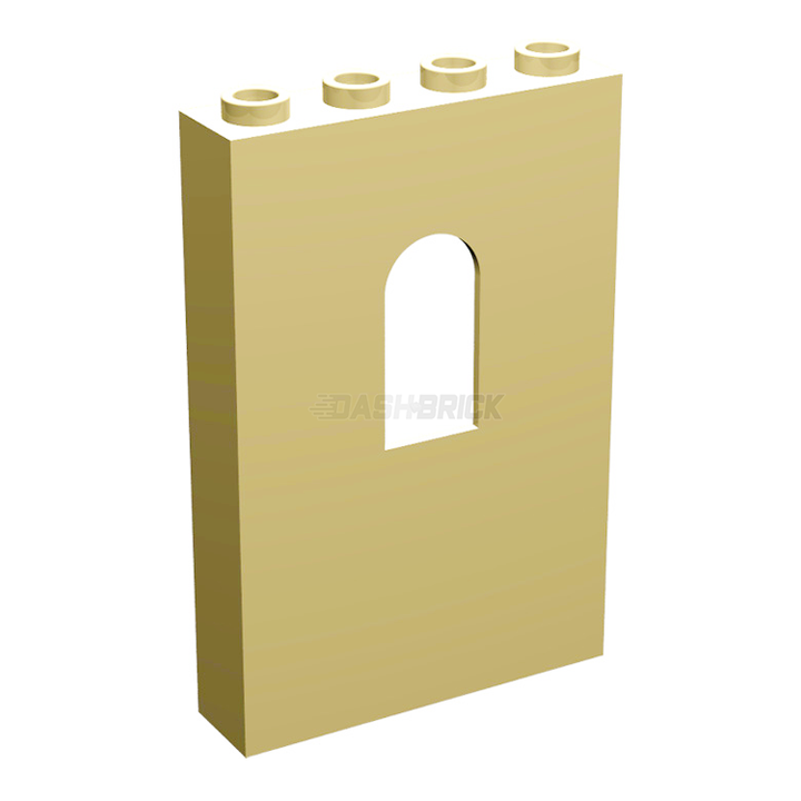 LEGO Panel 1 x 4 x 5 Wall with Window, Tan [60808] – DASHBRICK