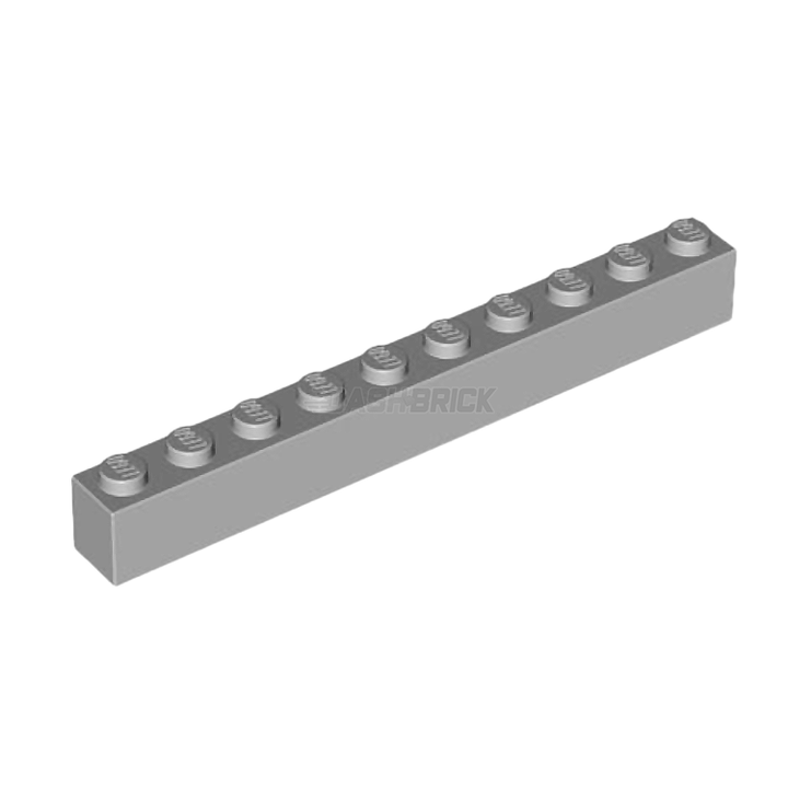 LEGO Brick, 1 x 10, Light Grey [6111] 4211521 – DASHBRICK