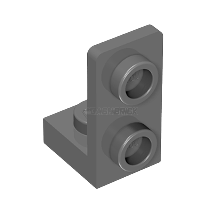 LEGO Bracket 1 x 1 - 1 x 2 Inverted, Dark Grey [73825] 6336390 – DASHBRICK