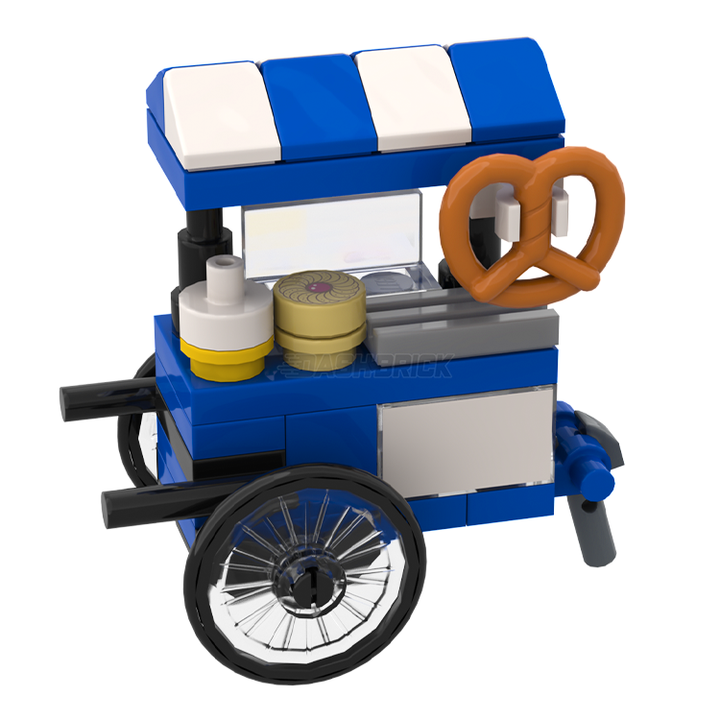 LEGO "Twisty Treats Pretzel Cart" - Brickside Delights Wagon #1 [MiniM ...