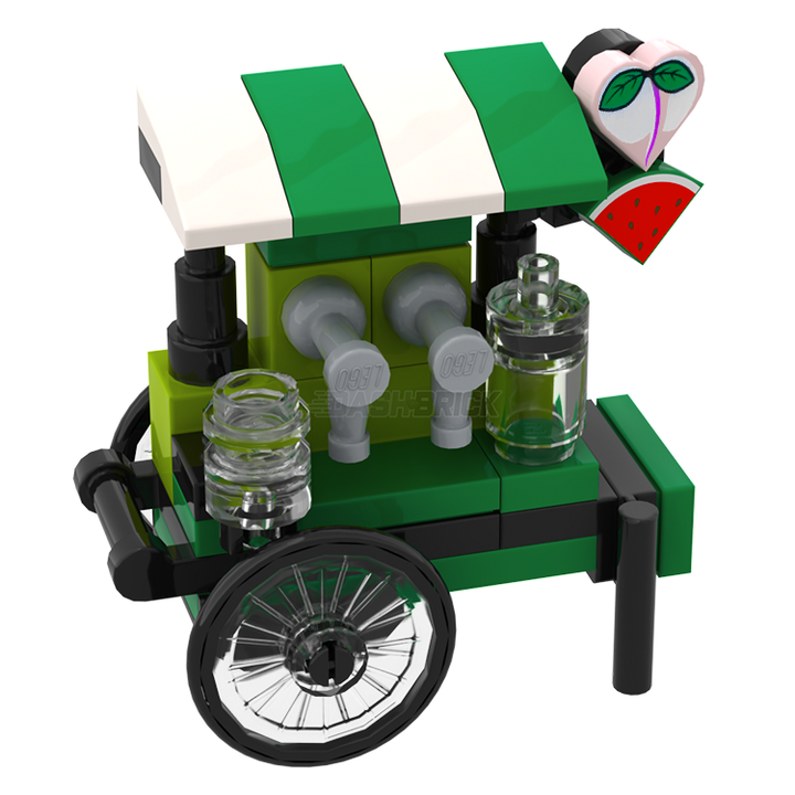 LEGO "BrickBurst Juices Drink Cart" - Brickside Delights Wagon #5 [Min ...