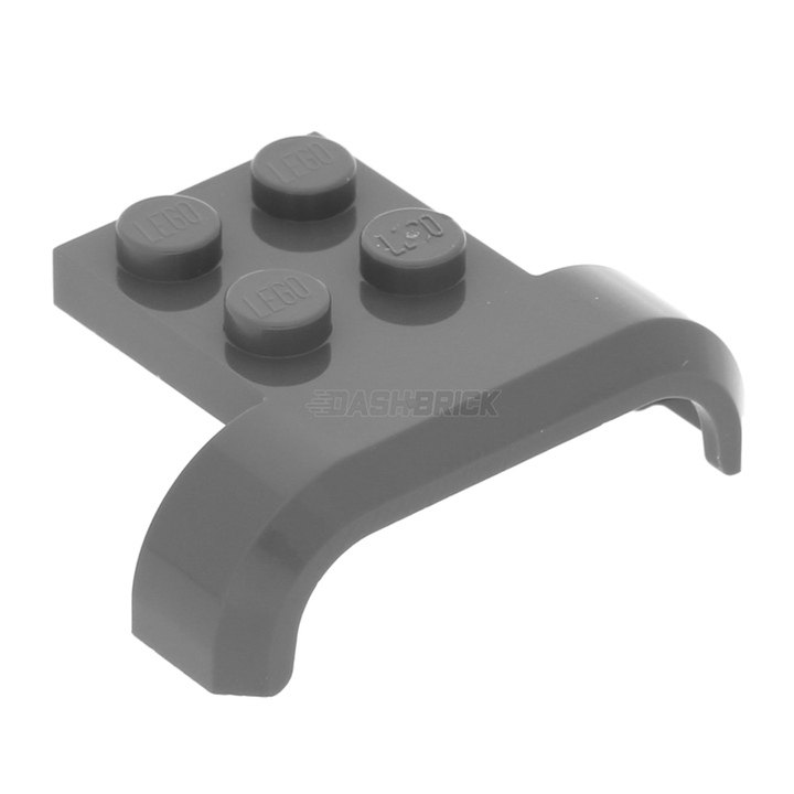 LEGO Vehicle, Mudguard 4 x 3 x 1 with Arch Curved, Dark Grey [28326] 6 ...
