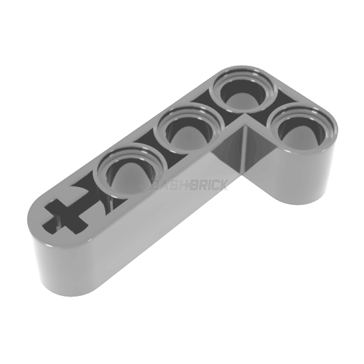 LEGO Technic, Liftarm, Modified Bent Thick L-Shape 2 x 4, Light Grey ...