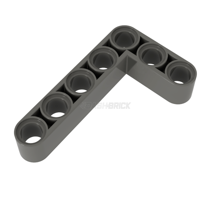 LEGO Technic, Liftarm, Modified Bent Thick L-Shape 3 x 5, Dark Grey [3 ...
