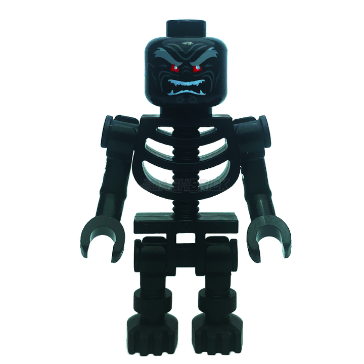 LEGO Minifigure - Skeleton, Black Bones, Red Eyes – DASHBRICK
