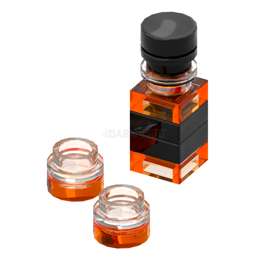 LEGO "Bourbon Night Cap" - Bourbon Whisky Bottle, 2 Glasses [MiniMOC ...
