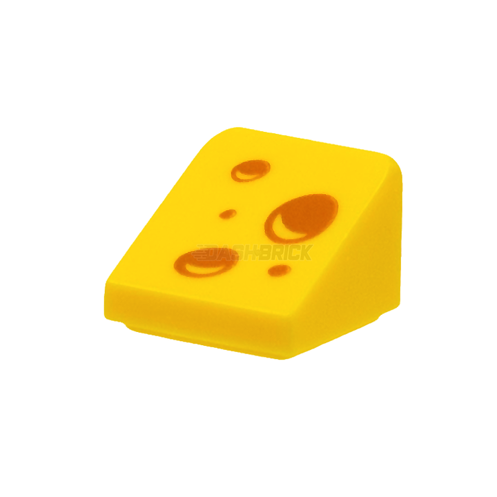 LEGO Minifigure Food - Swiss Cheese Wedge, Slice, Yellow [54200pb103 ...