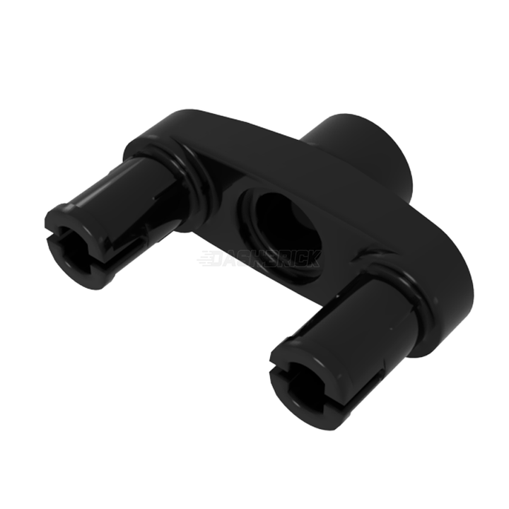 LEGO Technic, Pin Connector 3L with 2 Pins and Center Hole, Black [154 ...