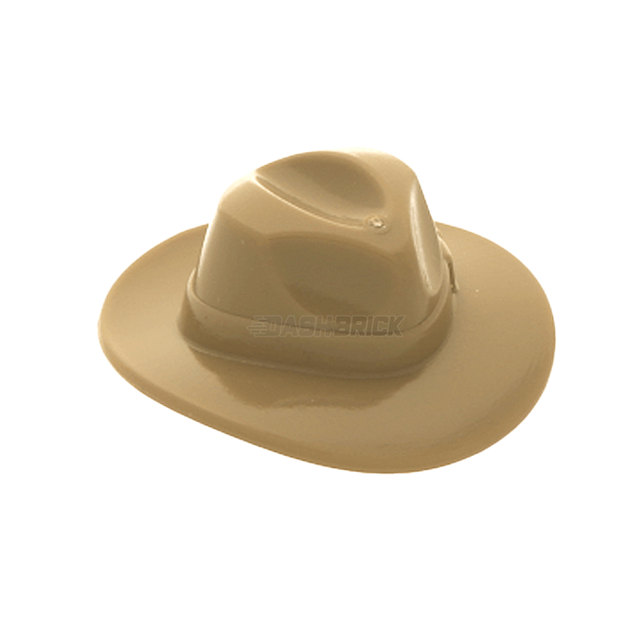 LEGO Minifigure Part - Hat, Wide Brim Outback Style (Fedora), Tan [884 ...