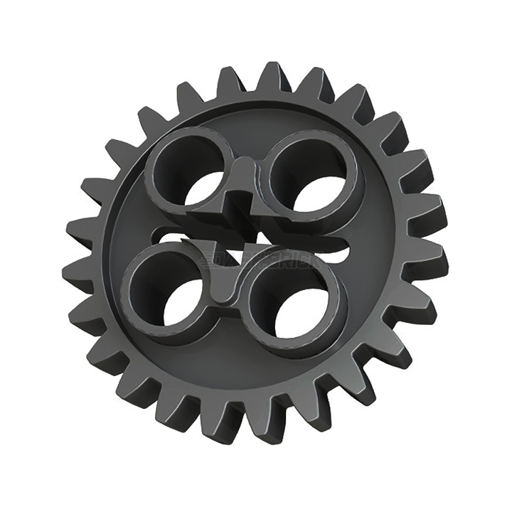 LEGO Technic, Gear 24 Tooth with 1 Axle Hole, Dark Grey [3648] 4514558 ...