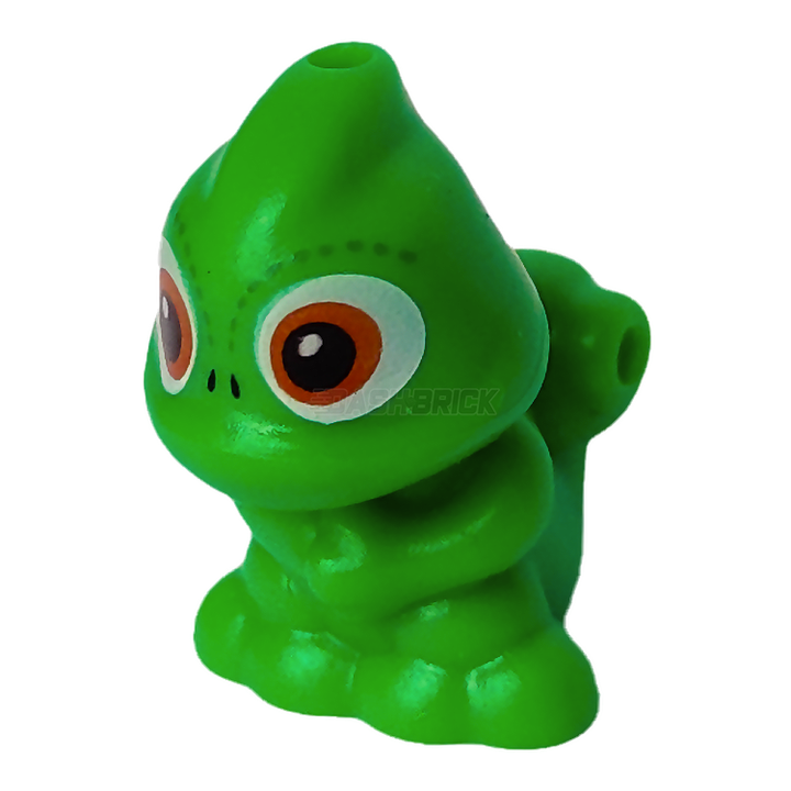 LEGO Minifigure Animal - Chameleon, Upright "Pascal", Bright Green [36 ...