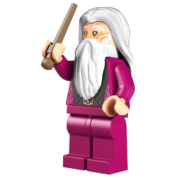 LEGO Minifigure - Albus Dumbledore - Magenta Robe, Plain Legs [HARRY P ...