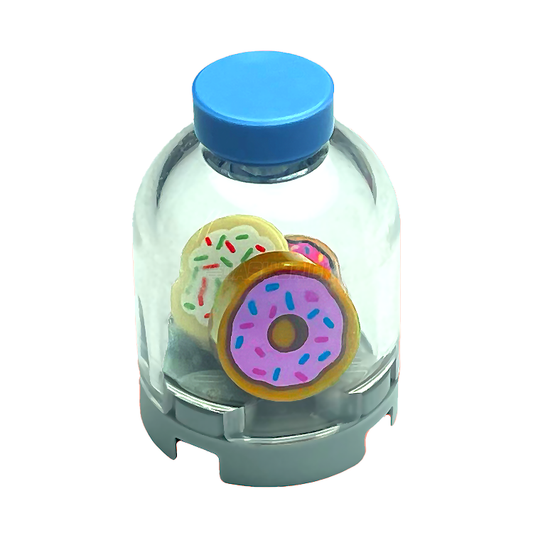 LEGO "Donut Jar" - Minifigure Food, Bakery, Sweets [MiniMOC] – DASHBRICK