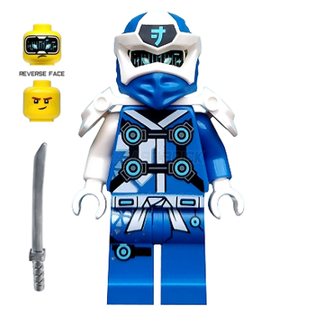 LEGO Minifigure - Jay - Digi Jay, Armor Shoulder (2020) [NINJAGO ...