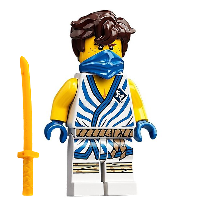 LEGO Minifigure - Jay - Legacy, White Tunic, Blue Trim and Stripes [NI ...