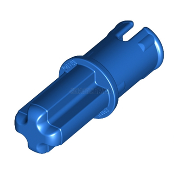 LEGO Technic, Axle 1L with Pin with Friction Ridges, Blue [43093 ...