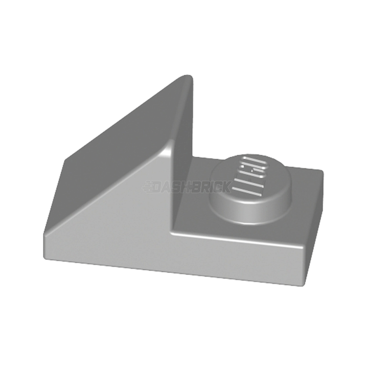LEGO Slope 45 2 x 1 with 2/3 Cutout, Light Grey [92946] – DASHBRICK