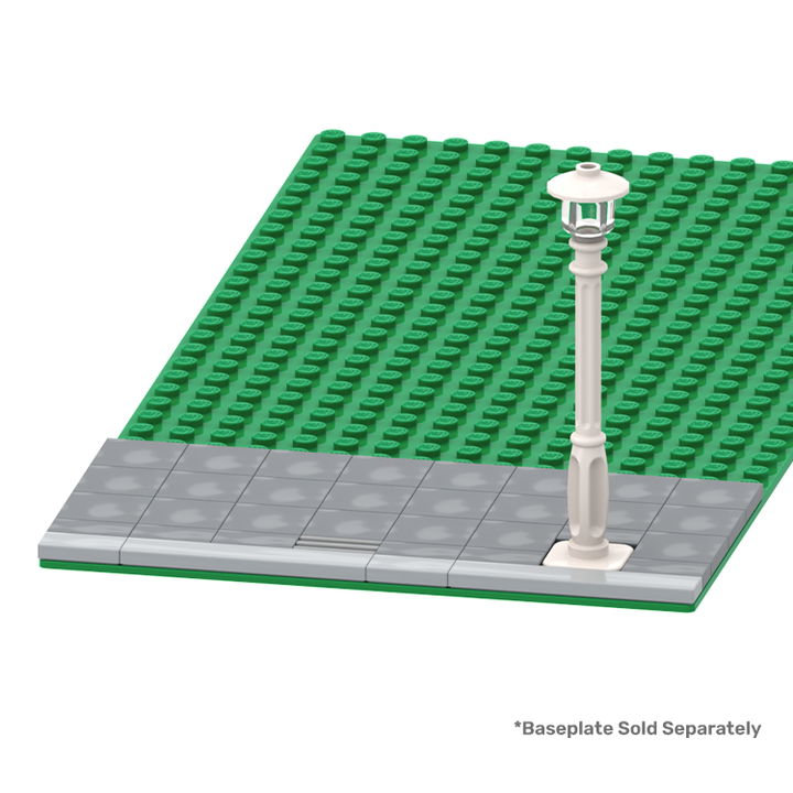 LEGO Modular Street, City Street with Lamp Post, Grate (for 8 x 16) [M ...