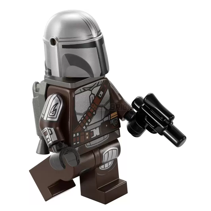 LEGO Minifigure - The Mandalorian/Din Djarin / 'Mando' - Silver Beskar ...