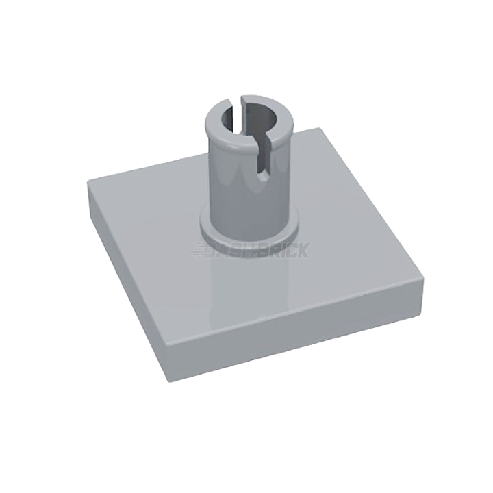 LEGO Tile, Modified 2 x 2 with Pin, Light Grey [2460] – DASHBRICK