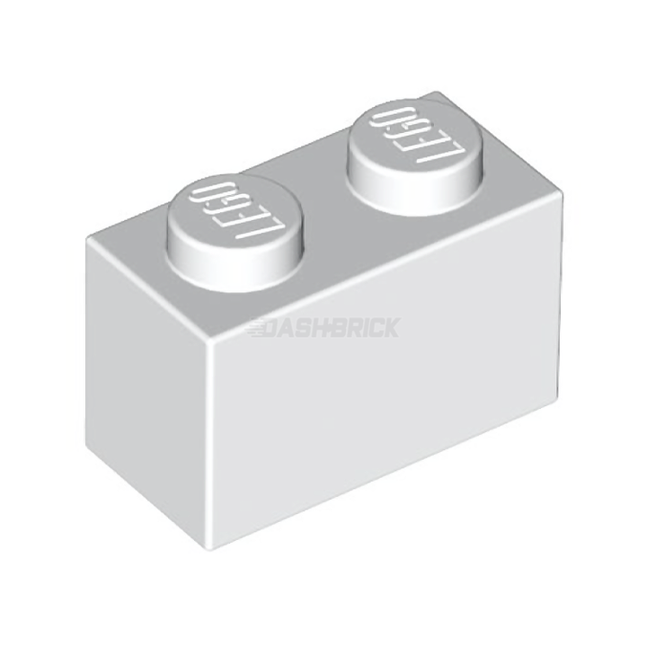 White LEGO® Parts – DASHBRICK