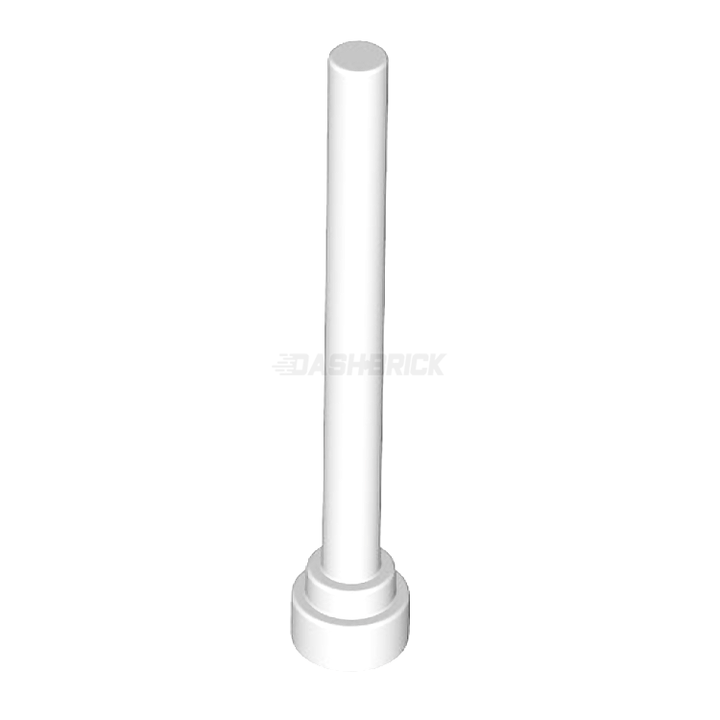 LEGO Antenna 4H - Flat Top, White [3957b] 395701 – DASHBRICK