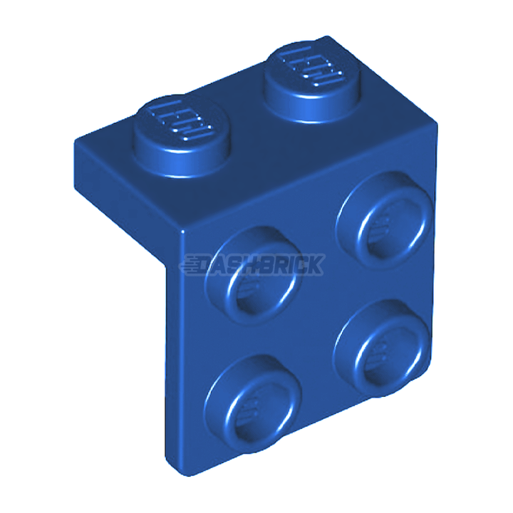 LEGO Bracket 1 x 2 - 2 x 2, Down Angle Support, Blue [44728] – DASHBRICK