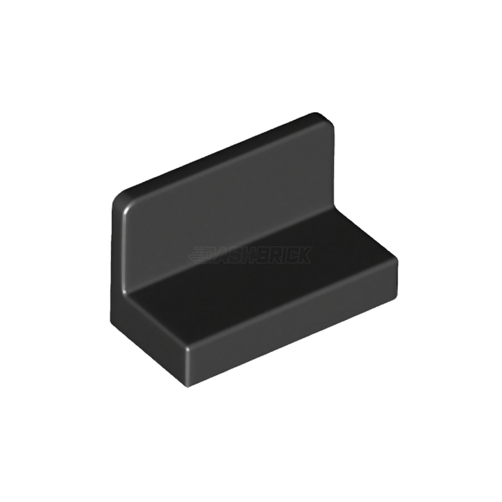 LEGO Panel 1 x 2 x 1 with Rounded Corners, Black [4865b] 6146220 ...