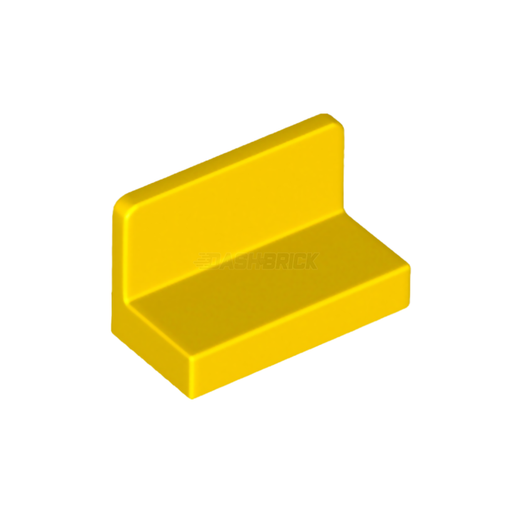 LEGO Panel 1 x 2 x 1 with Rounded Corners, Yellow [4865b] – DASHBRICK