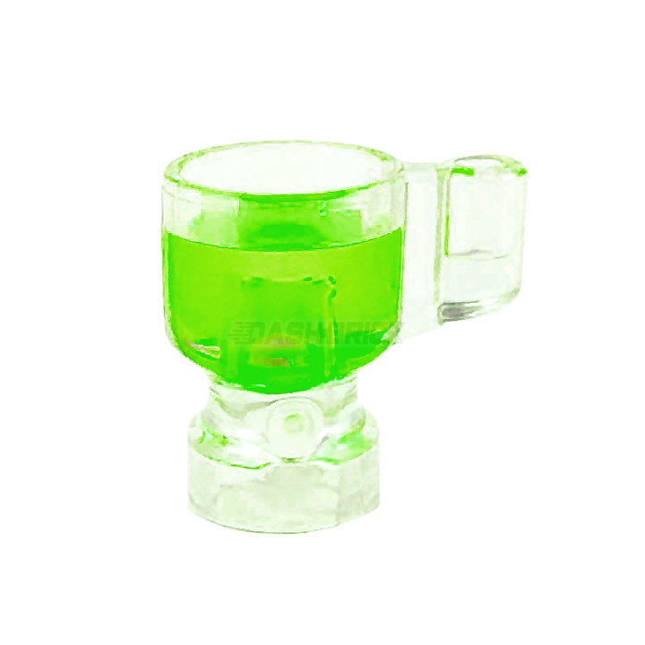 LEGO Minifigure Accessory - Stein/Cup/Glass, Green Drink, Trans-Clear ...