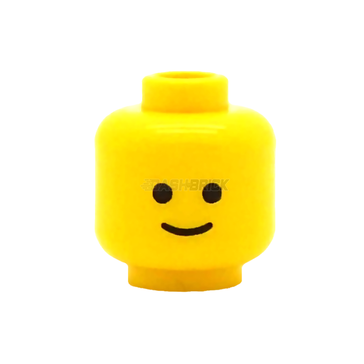 LEGO Minifigure Part - Head, Classic Smile, Yellow [3626cp01] – DASHBRICK