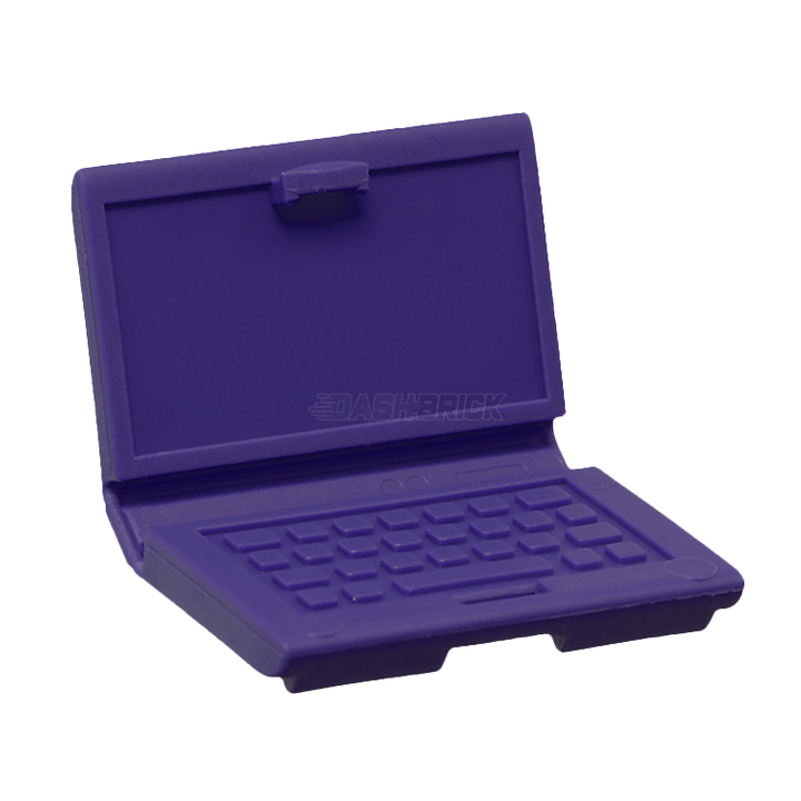 LEGO Minifigure Accessory - Laptop, Folding, Dark Purple [62698 ...