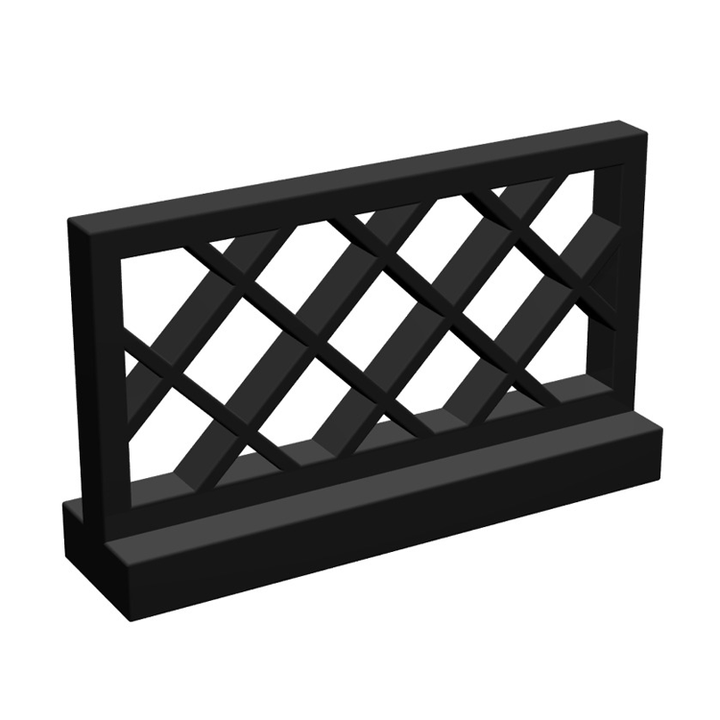 LEGO Fence 1 x 4 x 2 Lattice, Black [3185] – DASHBRICK