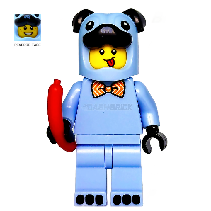 LEGO Minifigure - Pug Costume Guy, Bow Tie [Limited Edition] – Dashbrick