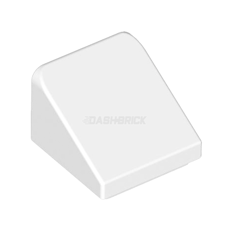 LEGO Slope 30 1 X 1 X 2 3 White 54200 4504369 DASHBRICK lego-slope-30-1-x-1-x-2-3-white-54200-4504369-dashbrick