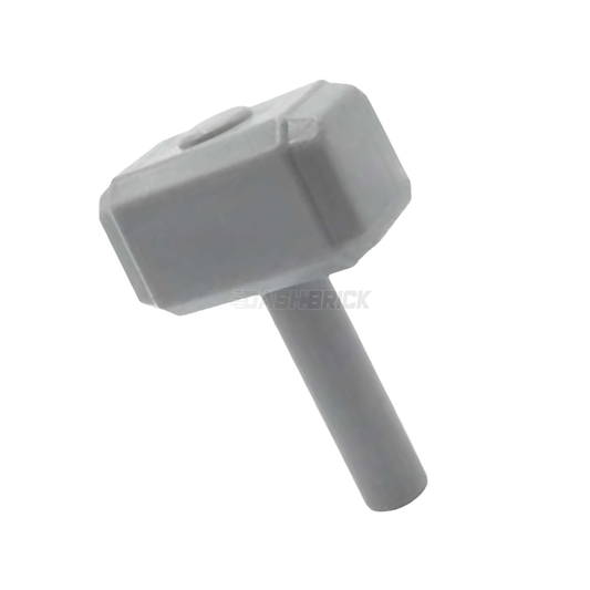 LEGO Minifigure Accessory - Tool, Sledgehammer (Mjolnir, Hammer), Ligh ...