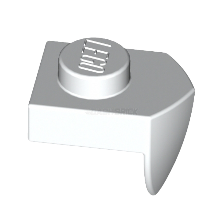 LEGO Plate, Modified 1 x 1, Tooth Vertical, White [15070] 6046905 ...